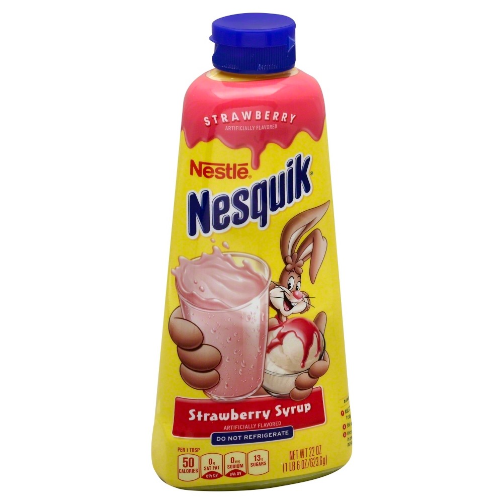 UPC 028000244606 - Nestle Nesquik Syrup - Strawberry - 1 Bottle (22 oz ...