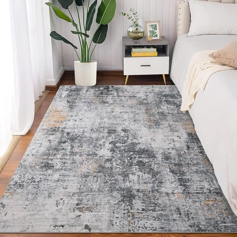 Whizmax 8x10ft Modern Abstract Rug,indoor Carpet With Non-slip Backing ...