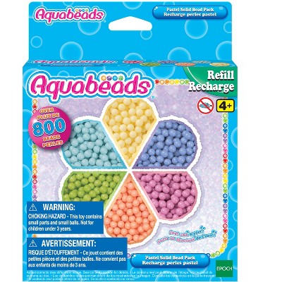 Aquabeads Pastel Solid Bead Pack, Arts & Crafts Bead Refill Kit For ...