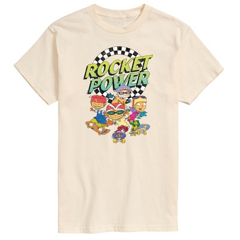 Men's Nickelodeon Rocket Power Retro Logo With Otto Regina Sam Maurice ...