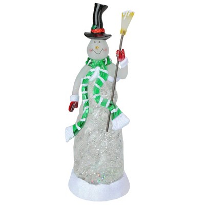 Northlight White Rustic "let It Snow" Snowman Glass Window Scene ...