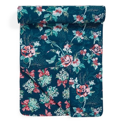 Saro Lifestyle Toile Table Runner With Floral Design, Indigo, 16" X 72 ...