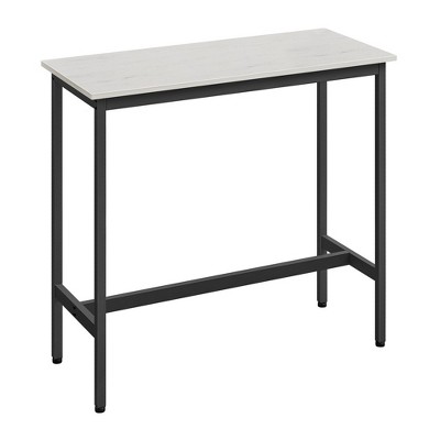 Vasagle, Narrow Long Bar, Kitchen Dining, High Pub Table, Sturdy Metal ...
