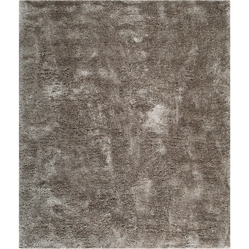 South Beach Shag Sbs562 Hand Tufted Area Rug - Silver - 8'9"x11'9 ...