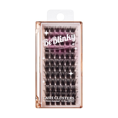 Beblinky False Eyelash Clusters 01, 9-16 Mm, Wide Band, 72pcs ...