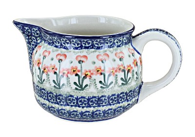 Blue Rose Polish Pottery Bluebird Garden Pitcher : Target