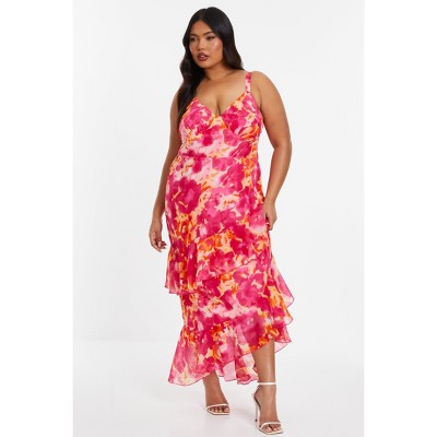Plus Size Chiffon Ruffle Maxi Dress : Plus Size Chiffon Ruffle Maxi ...