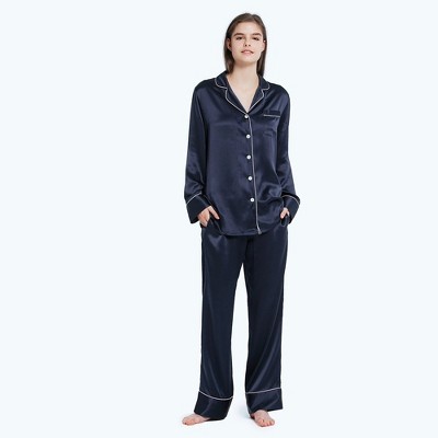 Mommesilk Classic Silk Pajamas Set For Women : Target