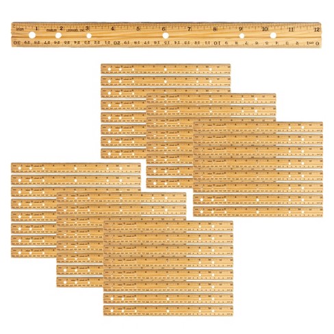 Charles Leonard Economy Wood Ruler, Pack Of 48 : Target