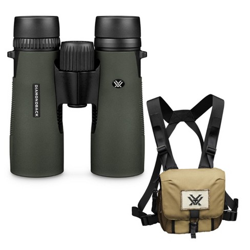 Vortex 8x42 Diamondback Hd Roof Prism Binoculars With Glasspak Harness ...