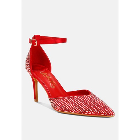 Wanda Pearls & Sequins Embellished Stiletto Sandals : Target