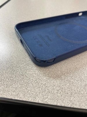 Apple Iphone 12 /iphone 12 Pro Silicone Case With Magsafe - Black : Target