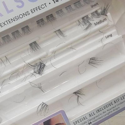 Kiss Products Falscara Complete Diy Eyelash Extension Kit - 28ct : Target