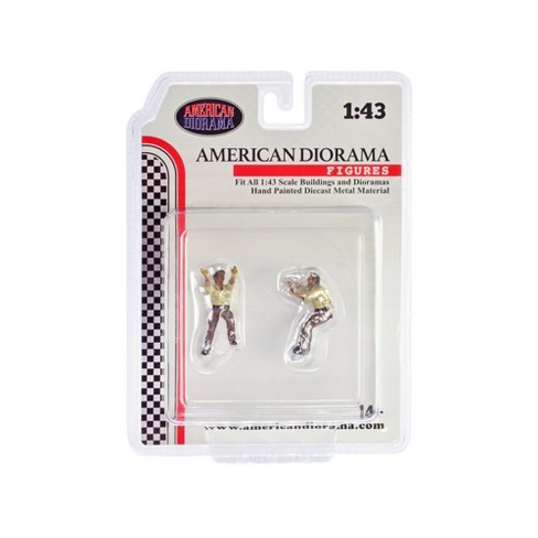 "4x4 Mechanics" 2 Piece Diecast Figure Set 3 For 1/43 Scale Models By ...