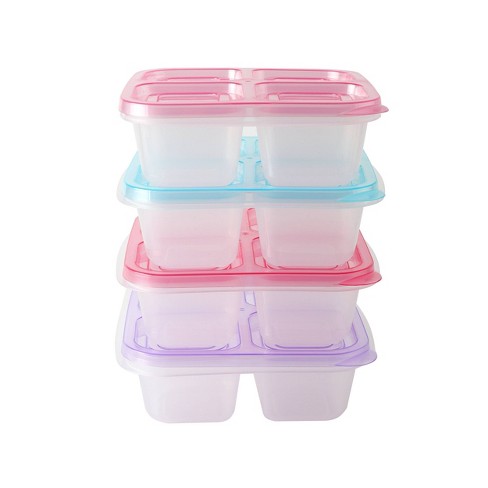 Cook With Color 16pc 4 Compartment Portion Containers : Target