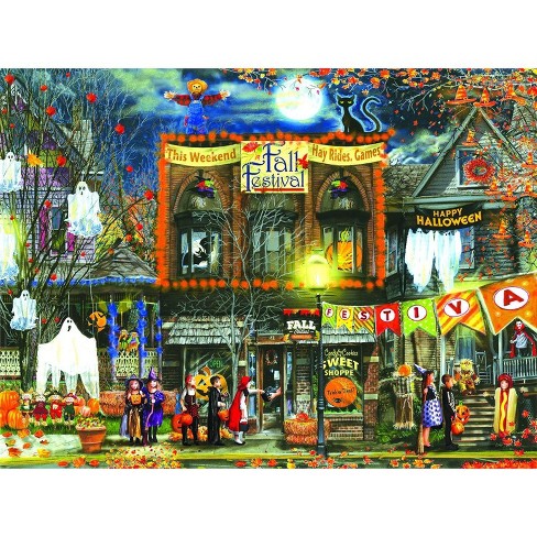 Sunsout Fall Festival 500 Pc Halloween Jigsaw Puzzle 28572 : Target