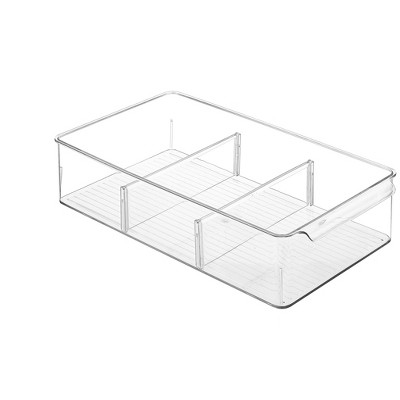 Sorbus Wedge Storage Bin Organizer With Front Handle 4-pack : Target