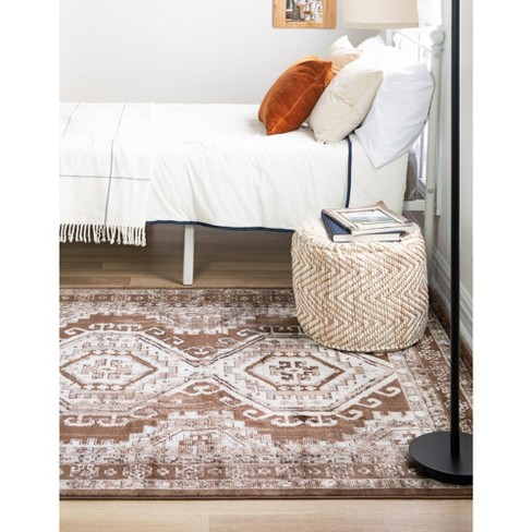 Unique Loom 6' 0 X 9' 0 Quail-charlotte Brown Area Rug : Target