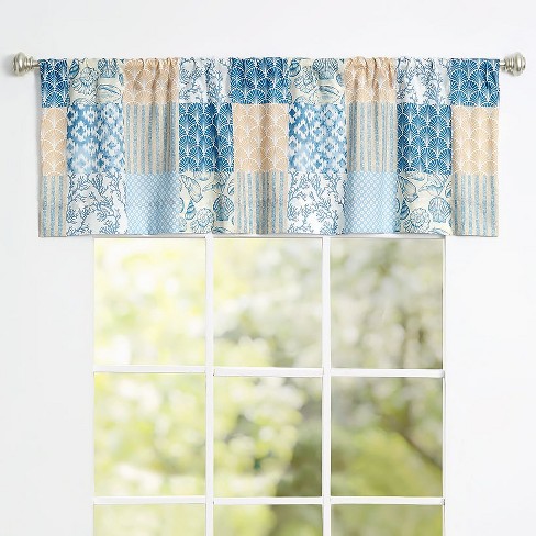 The Lakeside Collection Coral Patch Bath Collection - Valance : Target