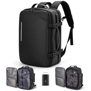 Vacuum Compression Travel Backpack, Expandable 35L to 45L Carry-On, TSA ...