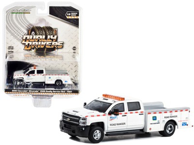 2018 Chevrolet Silverado 3500hd Dually Service Truck White And Green ...