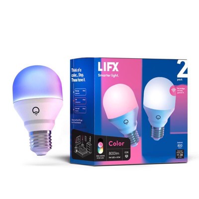 Lifx Smart Home A19 E26 (medium) Smart-enabled Led Bulb Color Changing ...