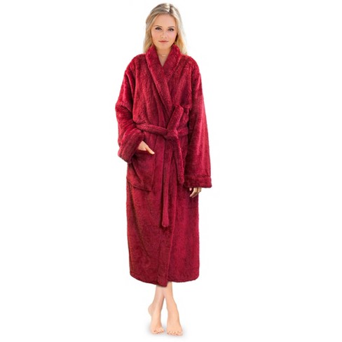 Pavilia Premium Womens Plush Soft Robe Fluffy Warm, Fleece Faux ...