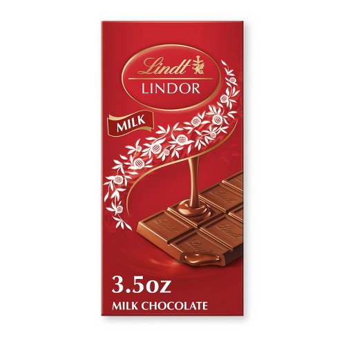 Lindt Lindor Milk Chocolate Candy Truffle Bar - 3.5oz : Target