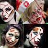 Etokfoks 215 PCS 30 Sheets Temporary Halloween Tattoos 3D Fake Scars ...