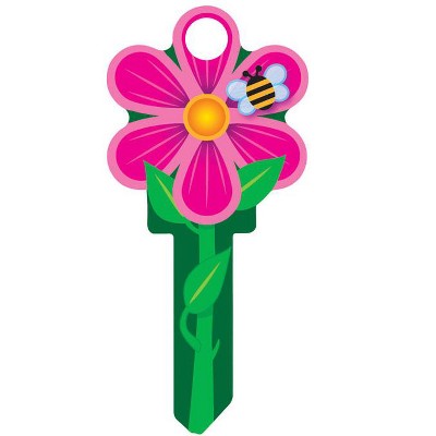 Lucky Line Key Shapes Flower House Key Blank Sc1 Double For Schlage ...