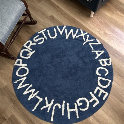 Nuloom Kids Alphabet Spinclean Machine Washable Stain-resistant Area ...