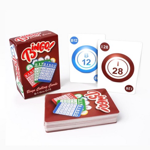 Gse Bingo Calling Cards, 75 Plastic Coated Bingo Playing Cards Deck ...