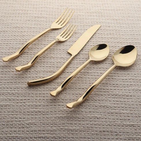 Twig Gold Pvd 20 Pcs. Flatware Set : Target