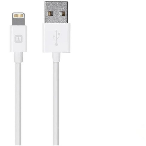 Monoprice Apple Mfi Certified Lightning To Usb Charge & Sync Cable - 10 ...