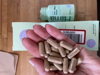 Hilma Gas & Bloat Relief Vegan Capsules - Natural Peppermint & Lemon ...