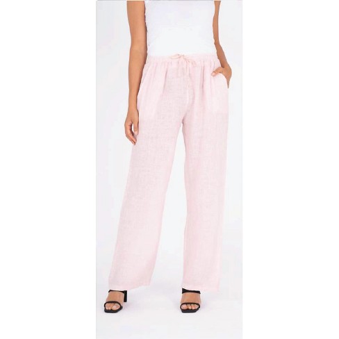 Women's Linen Pant - M Made In Italy S : Target