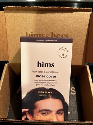 Hims Hair Color - Rich Black - 5 Fl Oz : Target