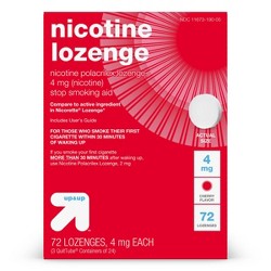 Nicotine 4mg Mini Lozenge Stop Smoking Aid - Mint - 20ct - Up & Up ...