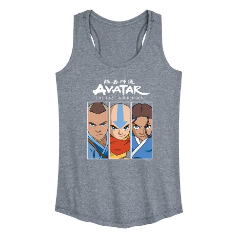 Women's Avatar: The Last Airbender Sokka Aang Katara Graphic Racerback ...