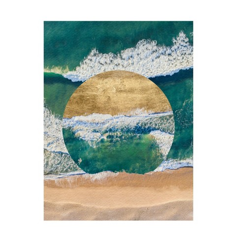Trademark Fine Art - Grace Popp Breaking Shore Iii Canvas Art - 24 X 32 ...