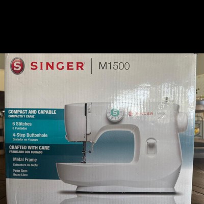 Singer M1500 Portable Sewing Machine With 57 Stitch Applications, Pack ...