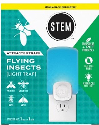 Stem Flying Insect Light Fly Trap Starter Kit - 1 Unit + 1 Refill : Target