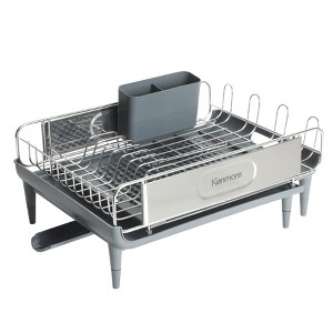 Kenmore Loxdell Expandable Full Size Rust Resistant Dish Rack with ...