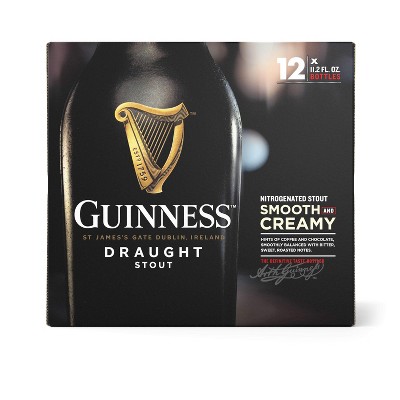 Guinness Draught Beer- 12pk/11.2 Fl Oz Bottles : Target