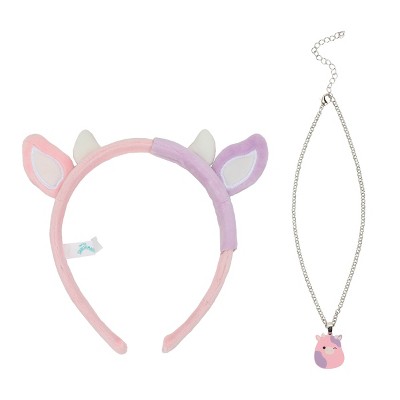 Squishmallows Patty The Cow 2-Piece Headband & Choker Set : Target