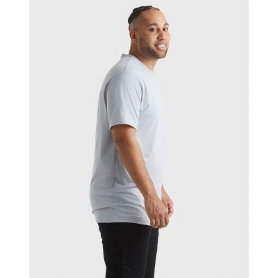 Hanes Originals Men's Tri-Blend T-Shirt (Big & Tall Sizes) Silverstone ...