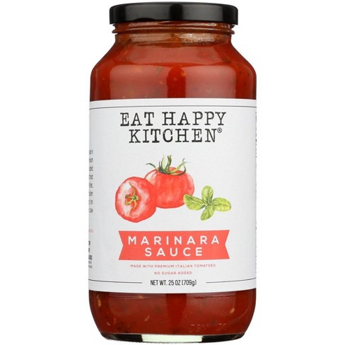 Eat Happy Kitchen Sauce Marinara - Case Of 6 - 25 Oz : Target