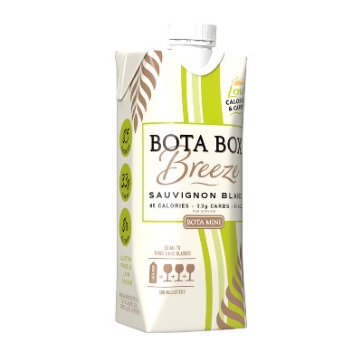Bota Box Breeze Sauvignon Blanc White Wine - 500ml : Target