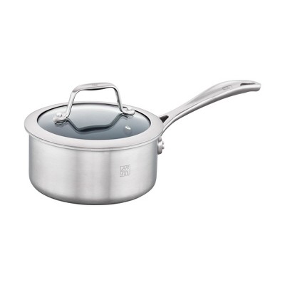 Zwilling Spirit 3-ply 4-qt Stainless Steel Ceramic Nonstick Braiser ...