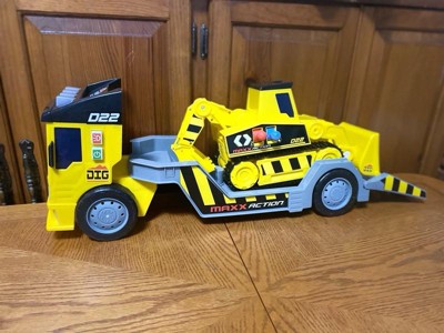 Maxx Action 2-n-1 Mega Mover – Construction Truck And Trailer : Target